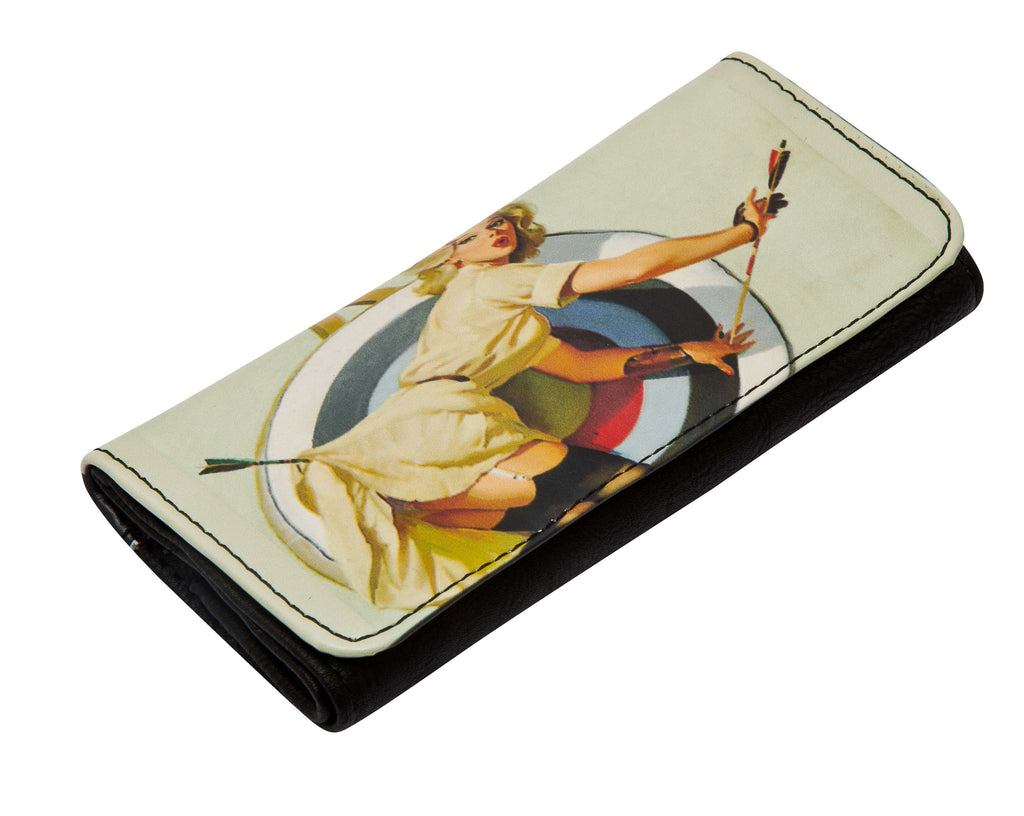 High Quality Faux Leather Tobacco Pouch (Girl With Arrow) – GL Leather ...